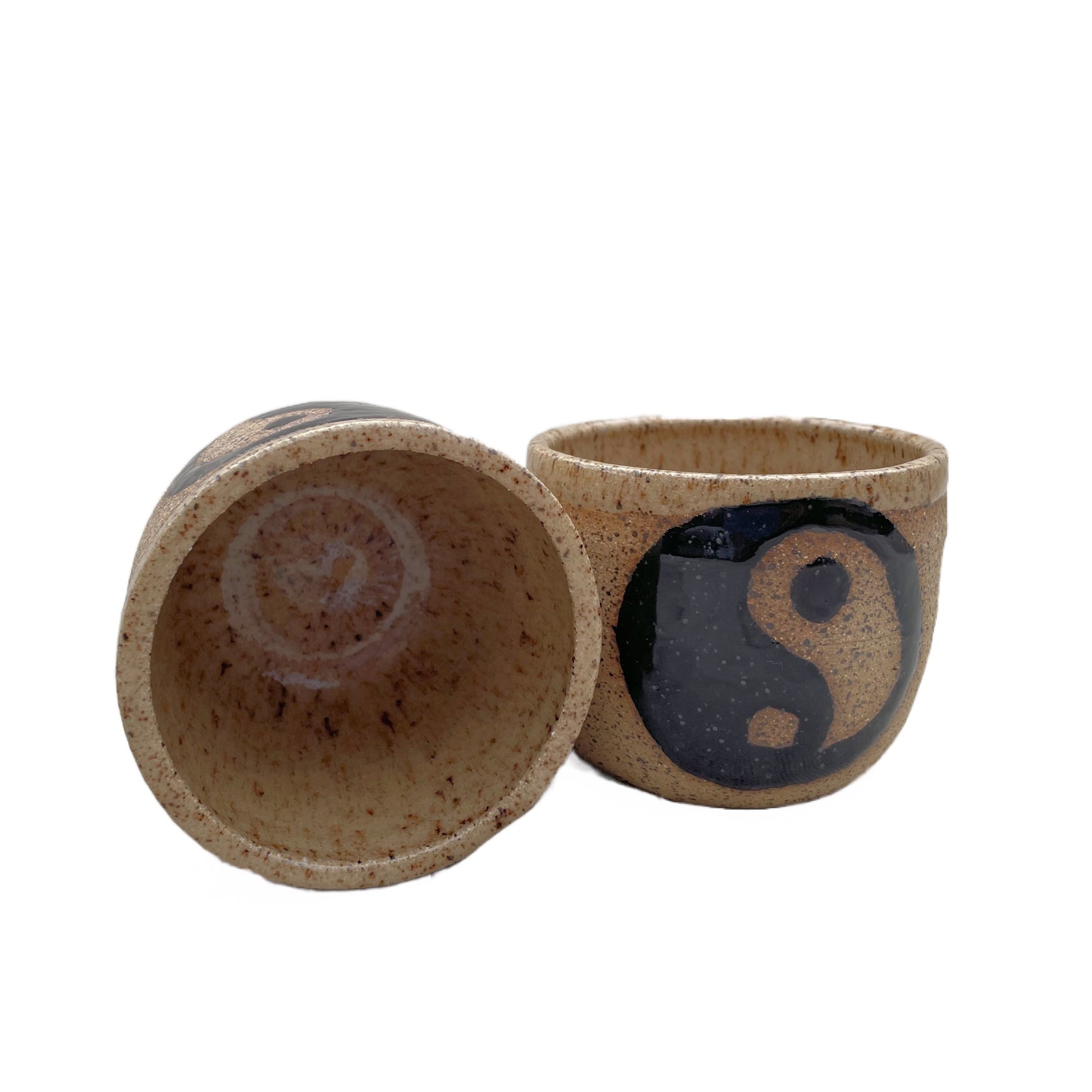 Speckled Yin Yang Cup – Pots and Peaces